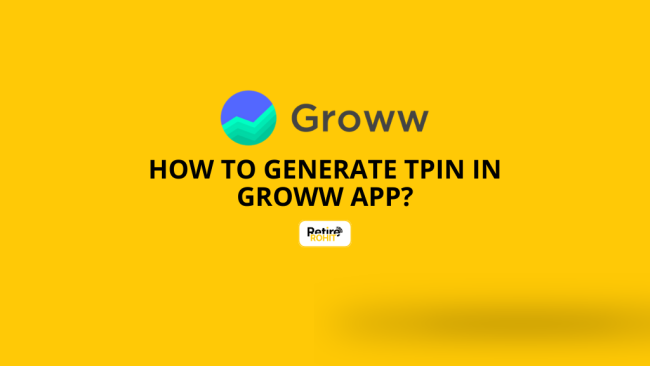 How To Generate TPIN In Groww App?